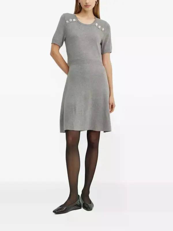 MORGAN Embellishment Detail Mini Dress