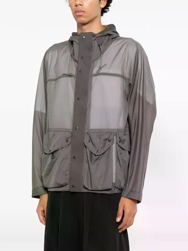 TEN C Hooded Flap-pocket Jacket