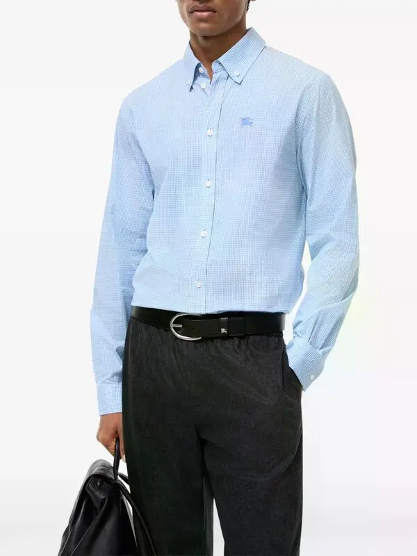 Burberry Classic-fit Gingham Cotton Shirt
