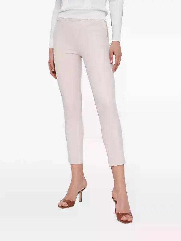 MORGAN Zip-fastening Trousers - Neutrals