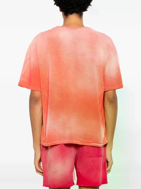 MOOJI MOOJI Faded-effect Crew-neck T-shirt