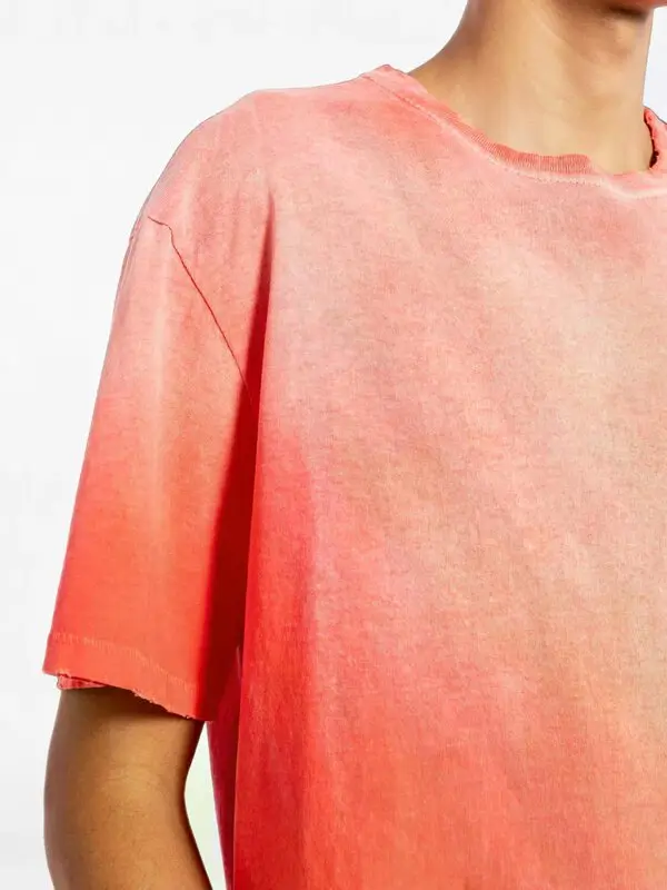 MOOJI MOOJI Faded-effect Crew-neck T-shirt