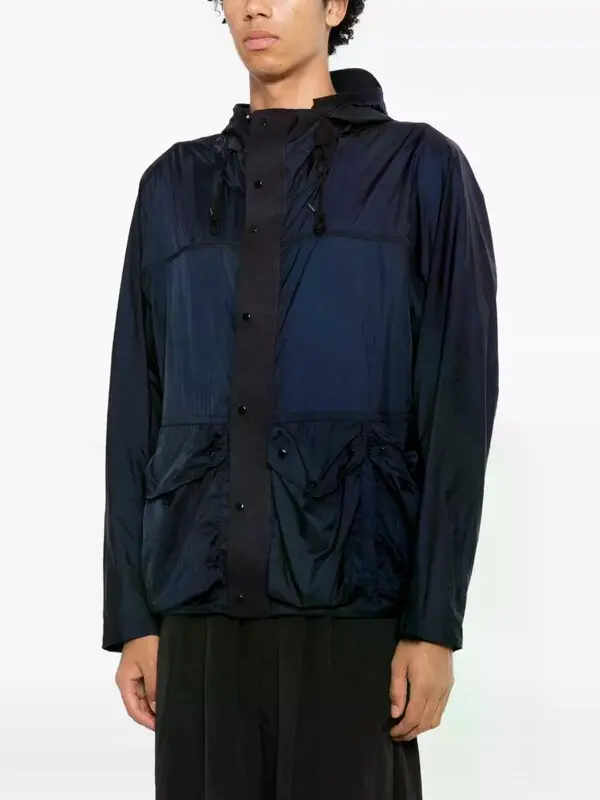 TEN C Hooded Press-stud Jacket