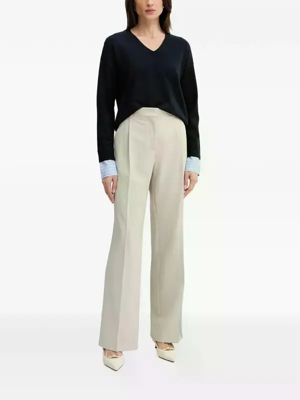 MORGAN V-neck Buttoned Sweater