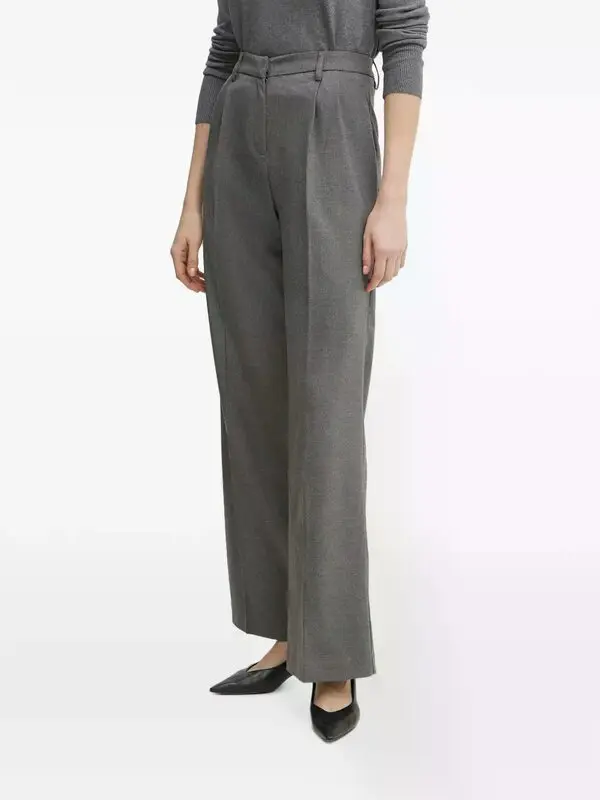MORGAN Pleated Wide-leg Trousers