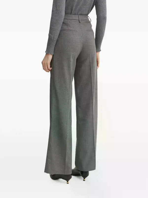 MORGAN Pleated Wide-leg Trousers