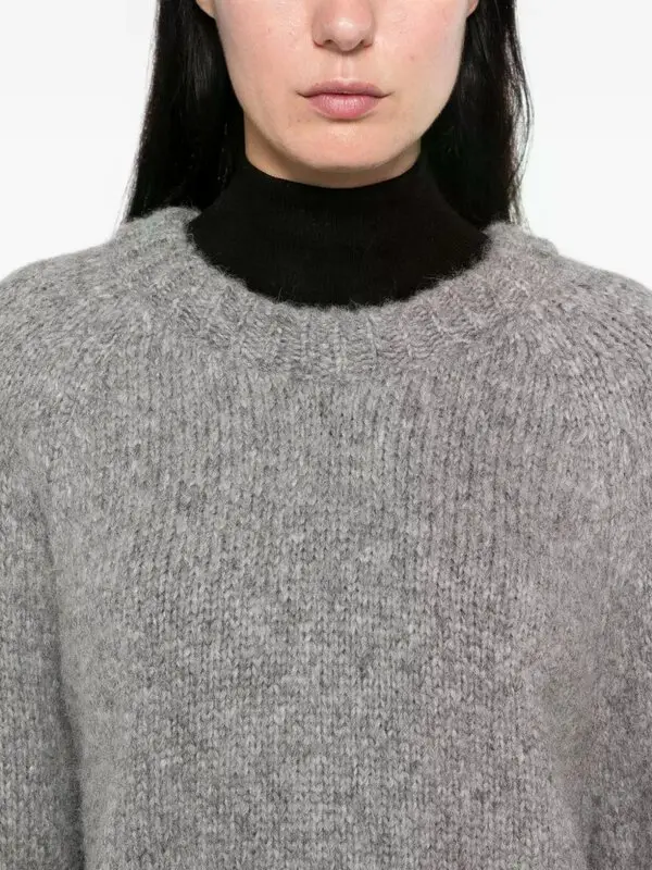 SUSANNE BOMMER Raglan-sleeve Knitted Sweater