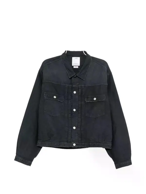 Visvim Panelled Denim Jacket - Black