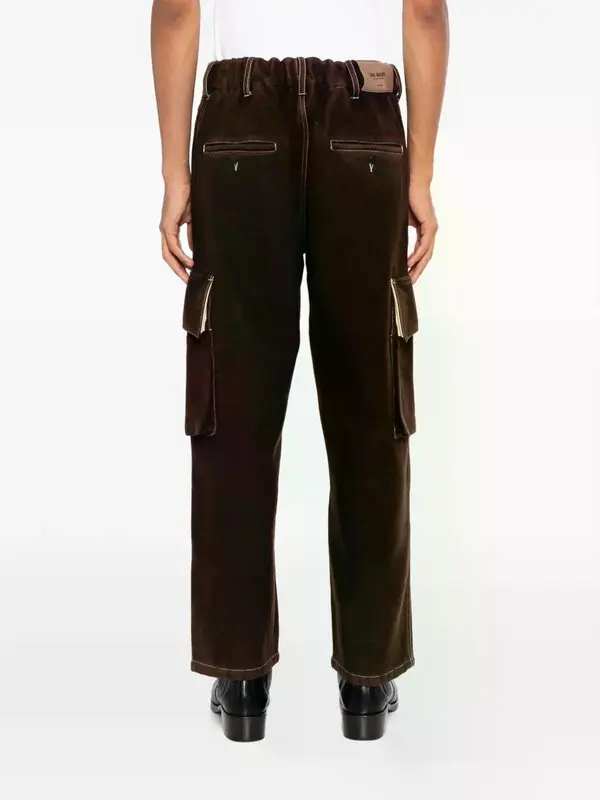 UMA WANG Contrast Stitch Cargo Pants