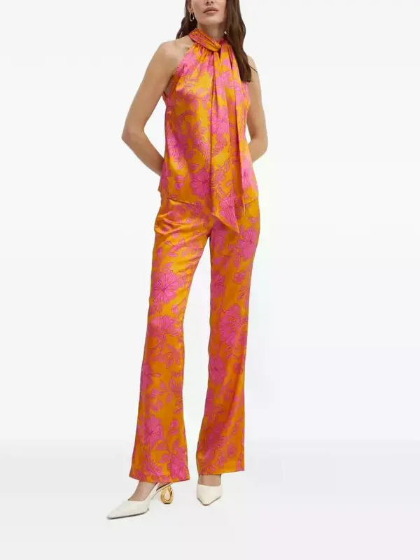 MORGAN Floral-pattern Trousers