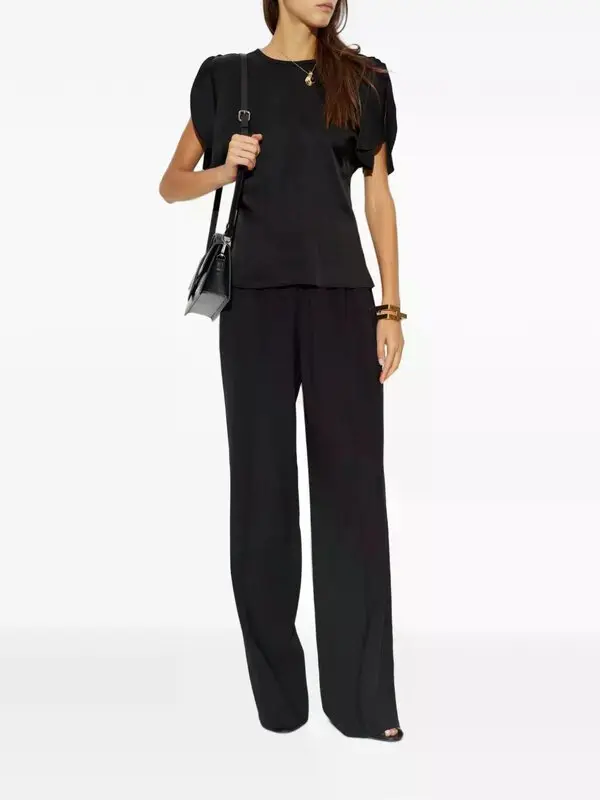 Victoria Beckham Bela Ruffled Sleeveless Top
