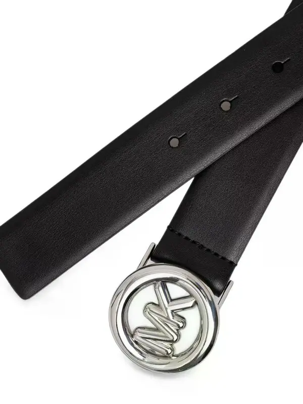 Michael Kors Logo-buckle Leather Belt