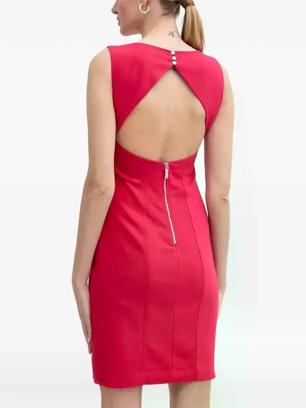 MORGAN V-neck Sleeveless Slit Dress