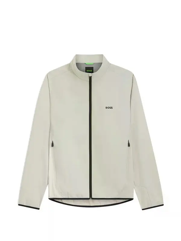 BOSS Logo-print Zip-up Jacket