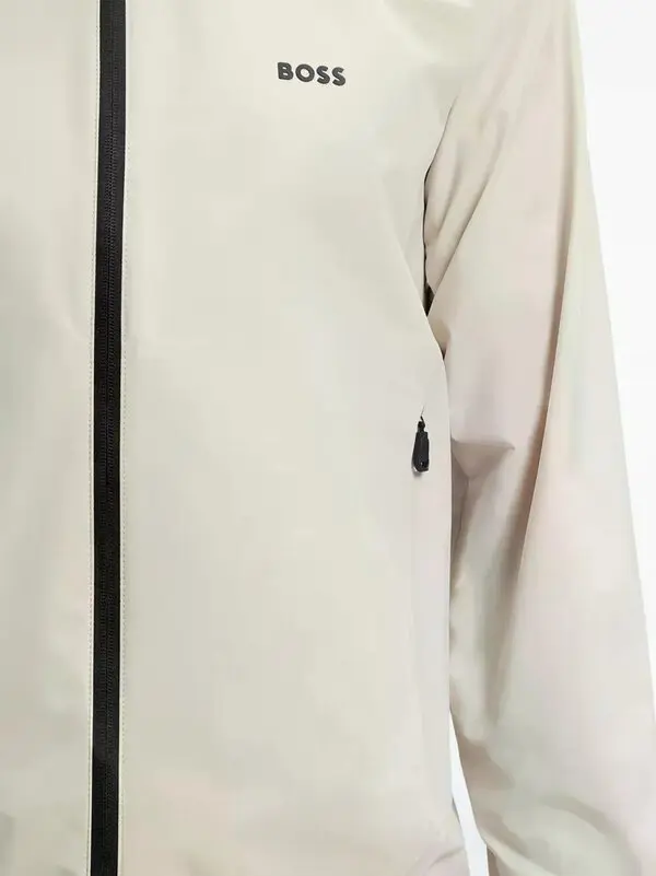 BOSS Logo-print Zip-up Jacket