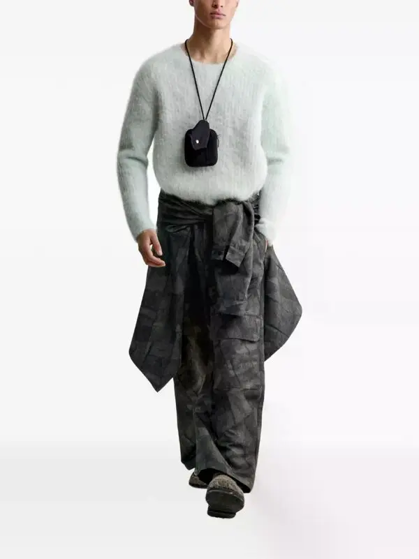 Maison Kitsuné Brushed-knit Sweater