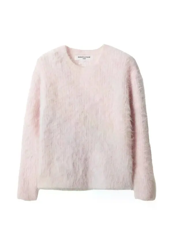 Maison Kitsuné Brushed-finish Sweater - Pink