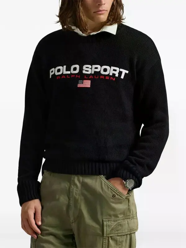 Polo Ralph Lauren Embroidered Logo Cotton Sweater