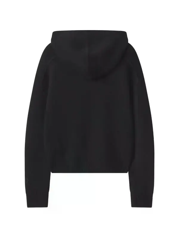 Maison Kitsuné Knitted Raglan-sleeve Hoodie
