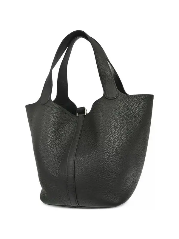 Hermès 2017 Picotin Lock 22 Handbag - Black