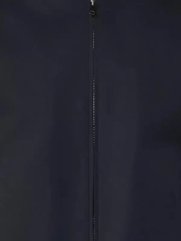 BOSS Zip-up Bomber Jacket With Ribbed Details