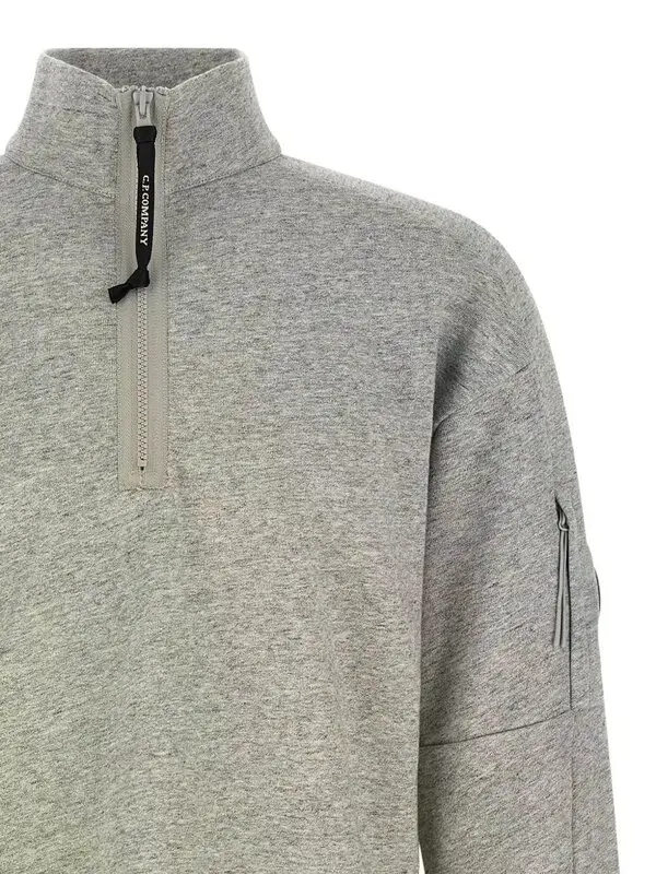C.P. COMPANY Lens-detail Half-zip Sweater