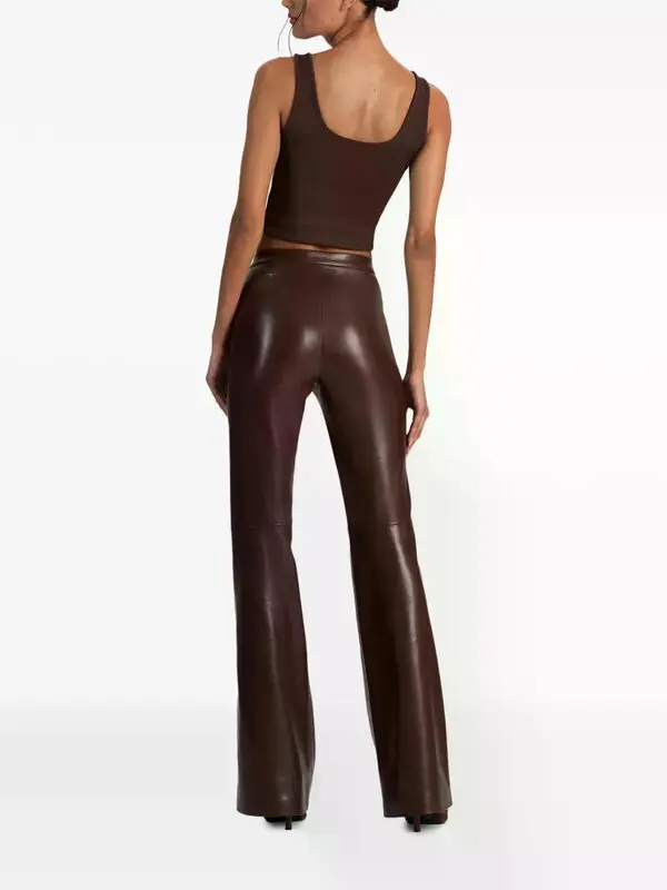 Alice + Olivia Ravyn Lace-up Bootcut Trousers