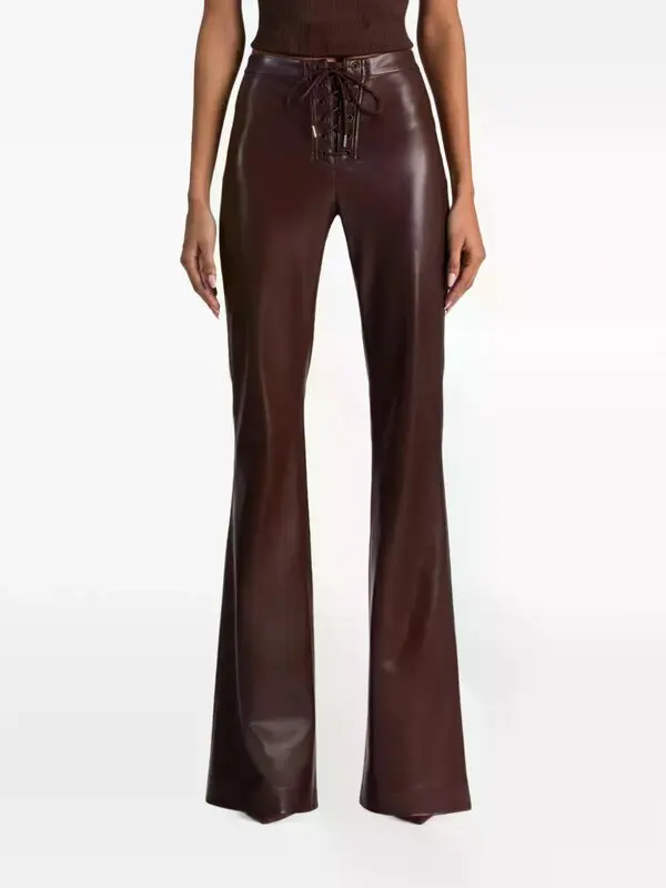 Alice + Olivia Ravyn Lace-up Bootcut Trousers