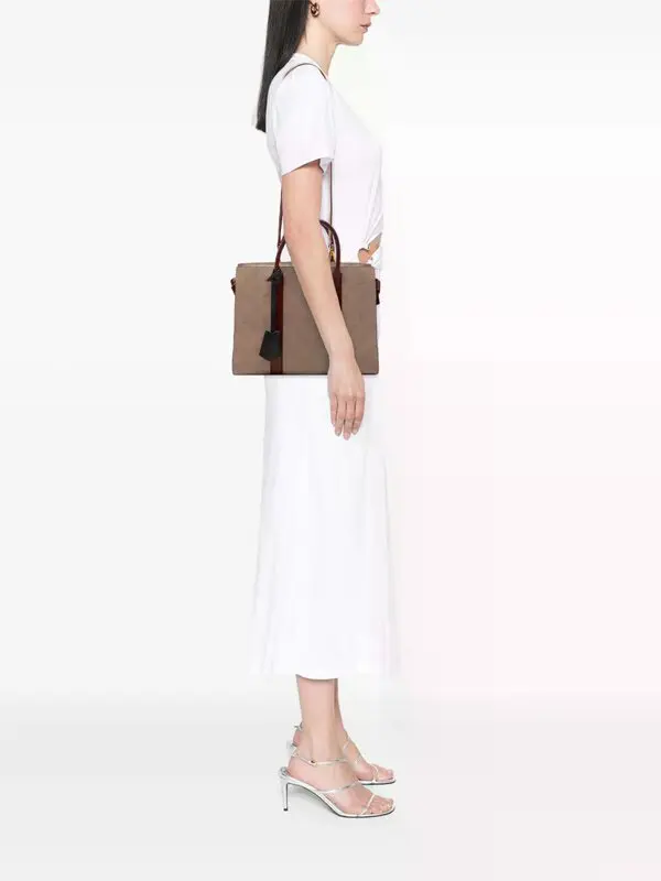 LOUIS VUITTON Monogram Cuir Plume Very Tote Mm Satchel