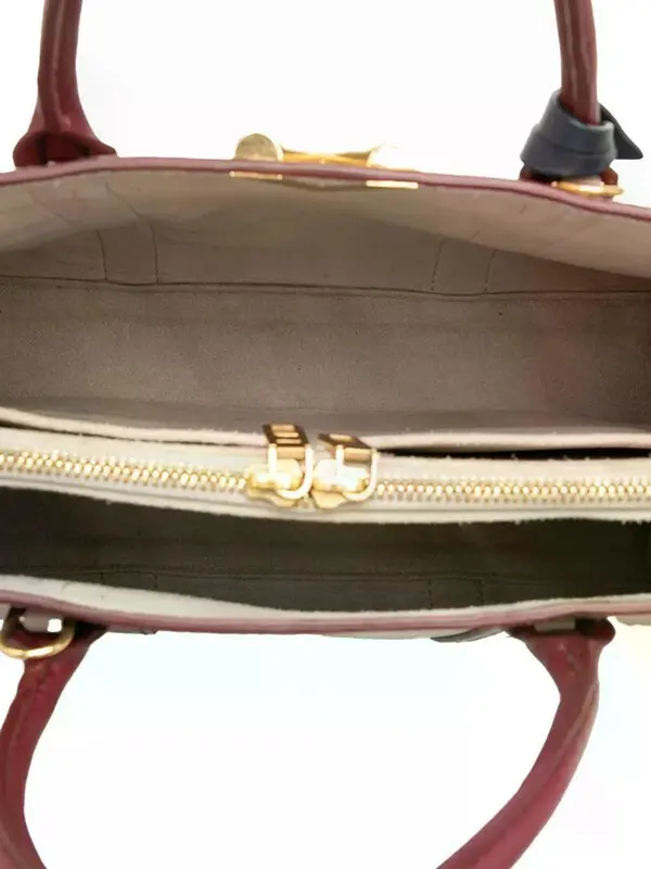 LOUIS VUITTON Monogram Cuir Plume Very Tote Mm Satchel