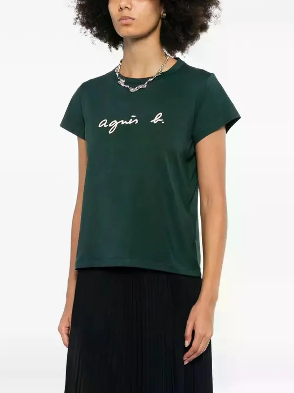 AGNES B. Logo Print T-shirt
