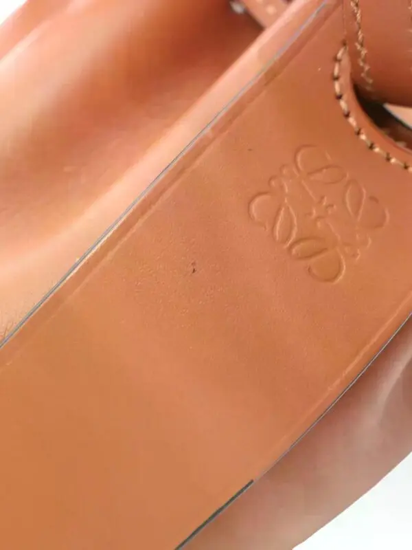 Loewe Nano Leather Balloon Bucket Bag - Brown