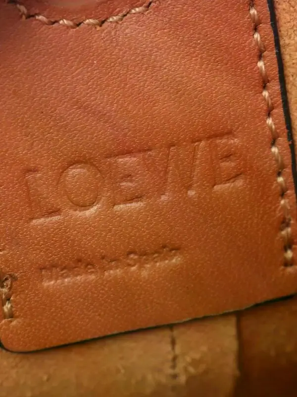 Loewe Nano Leather Balloon Bucket Bag - Brown