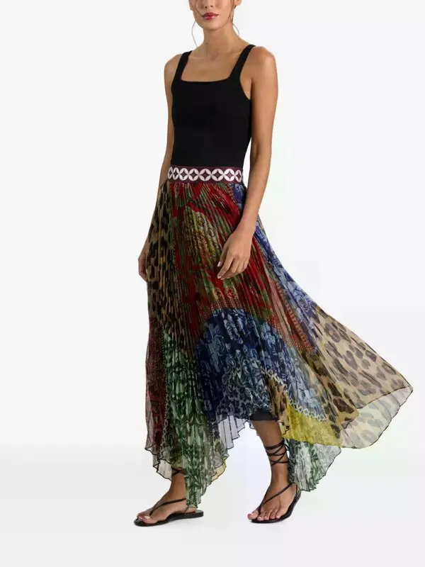 Alice + Olivia Katz Handkerchief-hem Midi Skirt