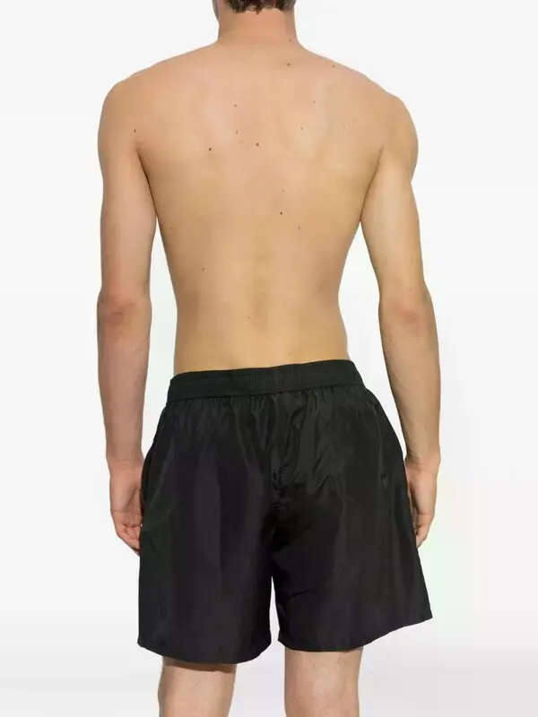 Moschino Print Drawstring Swim Shorts