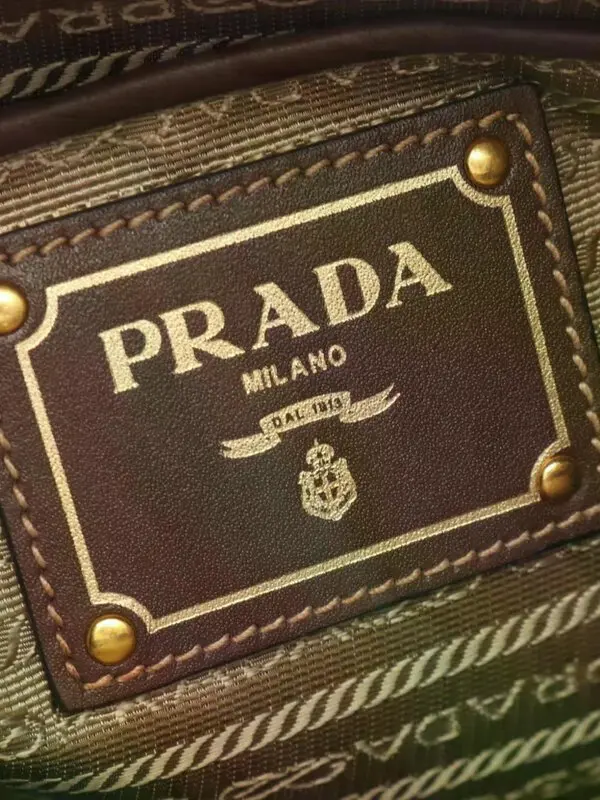 Prada 2013-2026 Canvas Canapa Logo Satchel