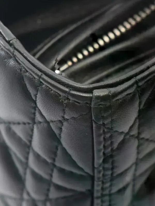 Dior 2010-2026 Small Lambskin Cannage Lady Satchel - Black