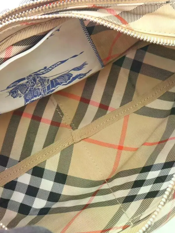 Burberry 2015-2026 Supernova Check Canvas Crossbody Bag