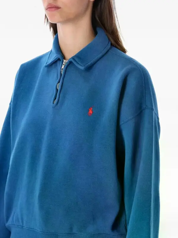Polo Ralph Lauren Pony-embroidered Quarter-zip Sweatshirt