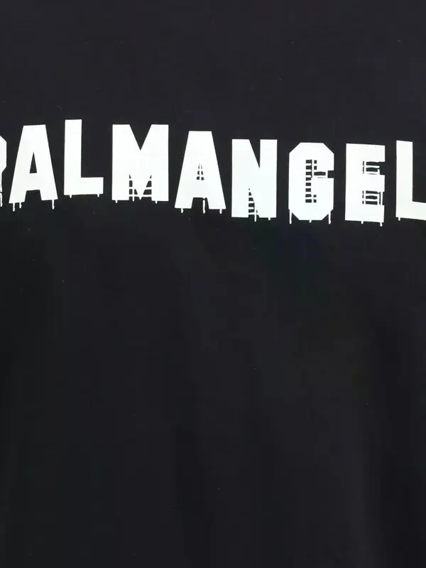 Palm Angels Logo Print Cotton T-shirt