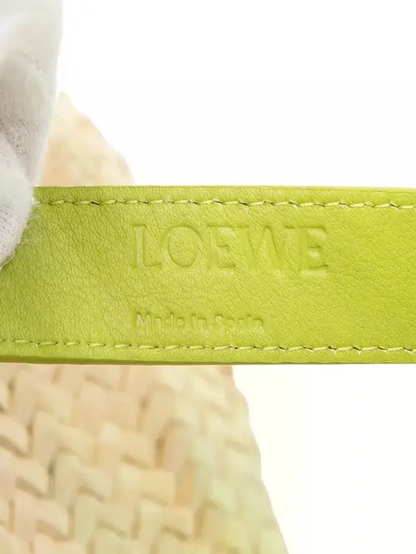 Loewe 2023 Small Raffia Anagram Basket Bag Tote Bag