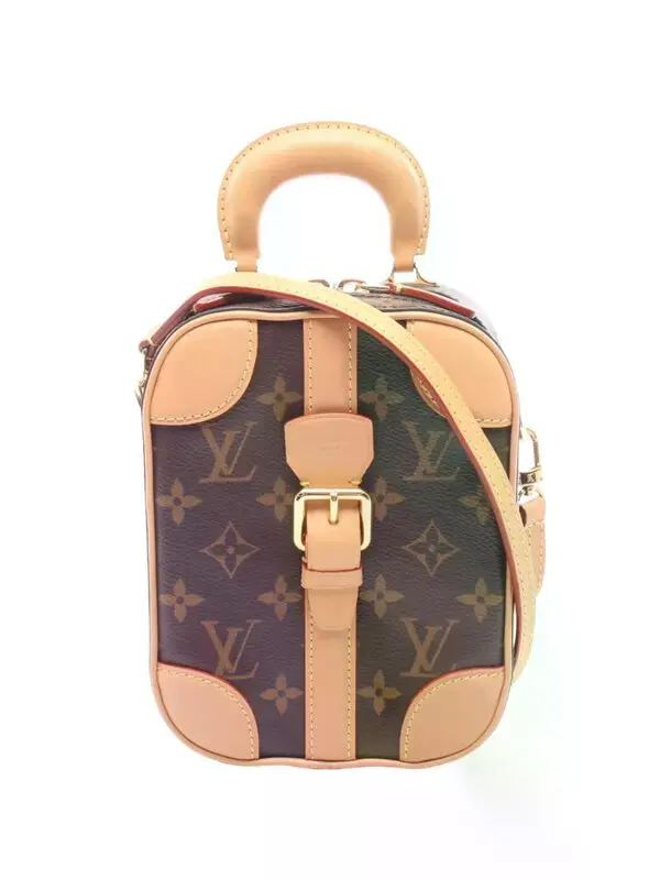 LOUIS VUITTON Monogram Valisette Vertical Satchel - Brown