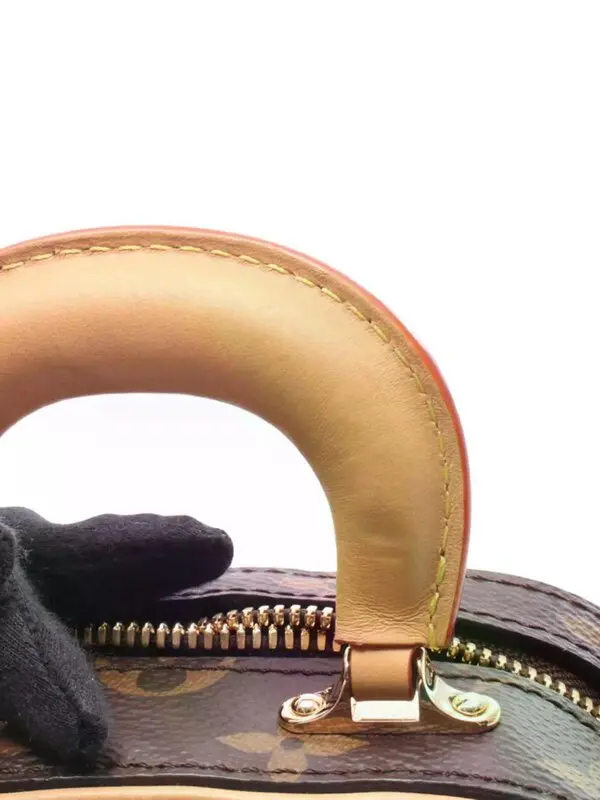 LOUIS VUITTON Monogram Valisette Vertical Satchel - Brown