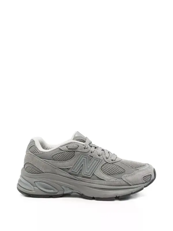 NEW BALANCE Logo-patch Panelled Sneakers - Grey