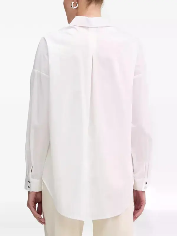 MORGAN Embellished-collar Shirt