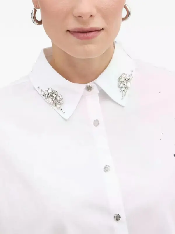 MORGAN Embellished-collar Shirt