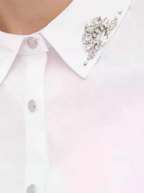 MORGAN Embellished Collar Shirt