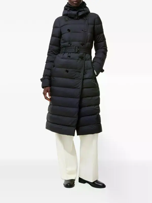 Burberry Long Nylon Audley Puffer Coat