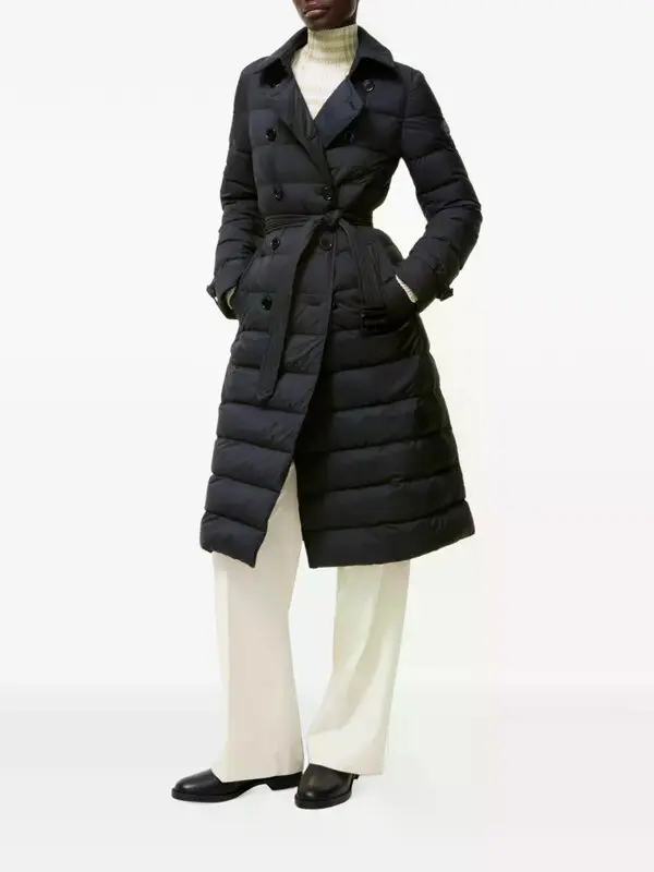 Burberry Long Nylon Audley Puffer Coat