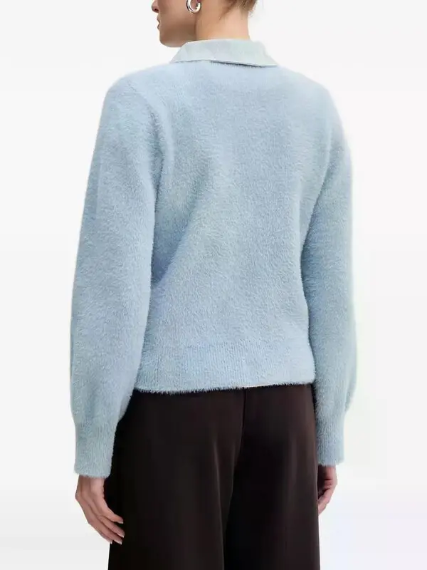 MORGAN Zip-up Cardigan With Buttoned Pockets